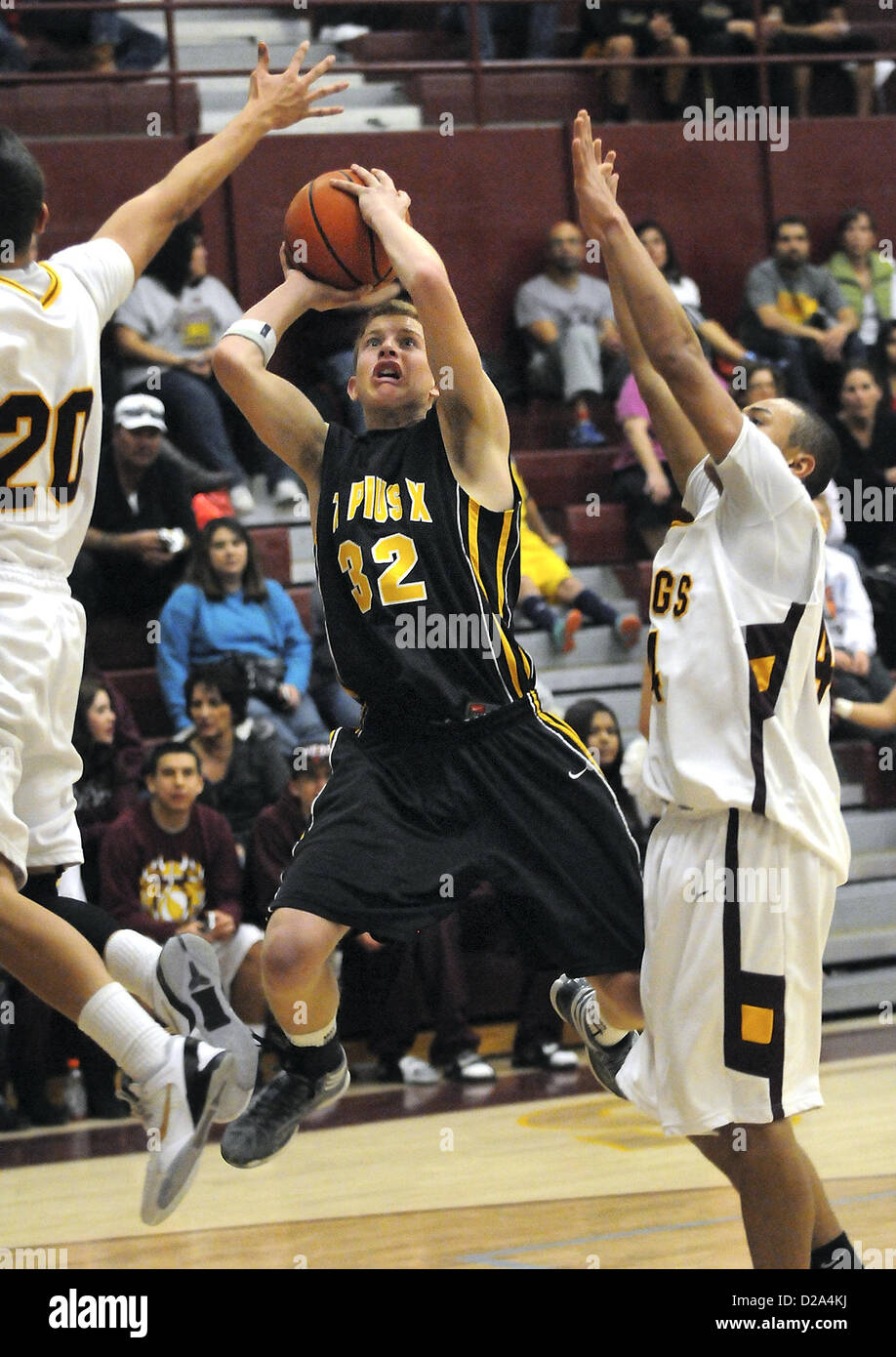 Jan. 17, 2013 - Albuquerque, NM, U.S. - Pius' #12 Brandon Altamirano ...