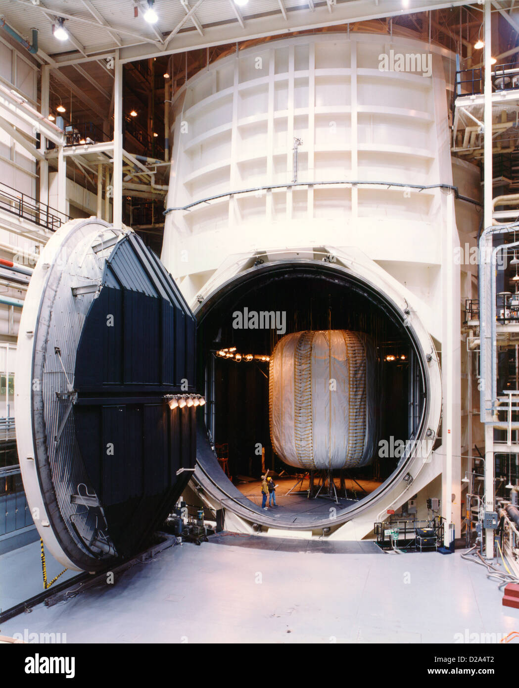 Texas, Houston. Johnson Space Center. Transhab In Vacuum Chamber A Of ...