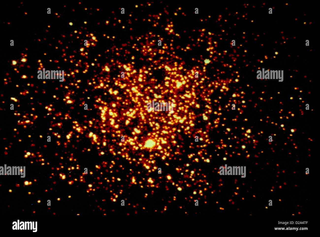 Center Of Globular Cluster Omega Centauri Stock Photo - Alamy