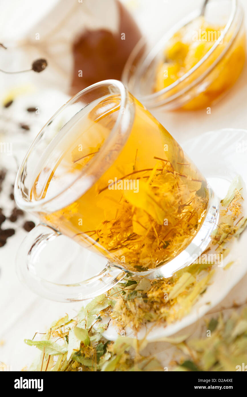 Lime flower tea hi-res stock photography and images - Alamy