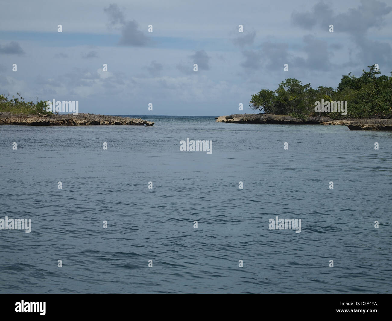 A river meets a sea Stock Photo - Alamy