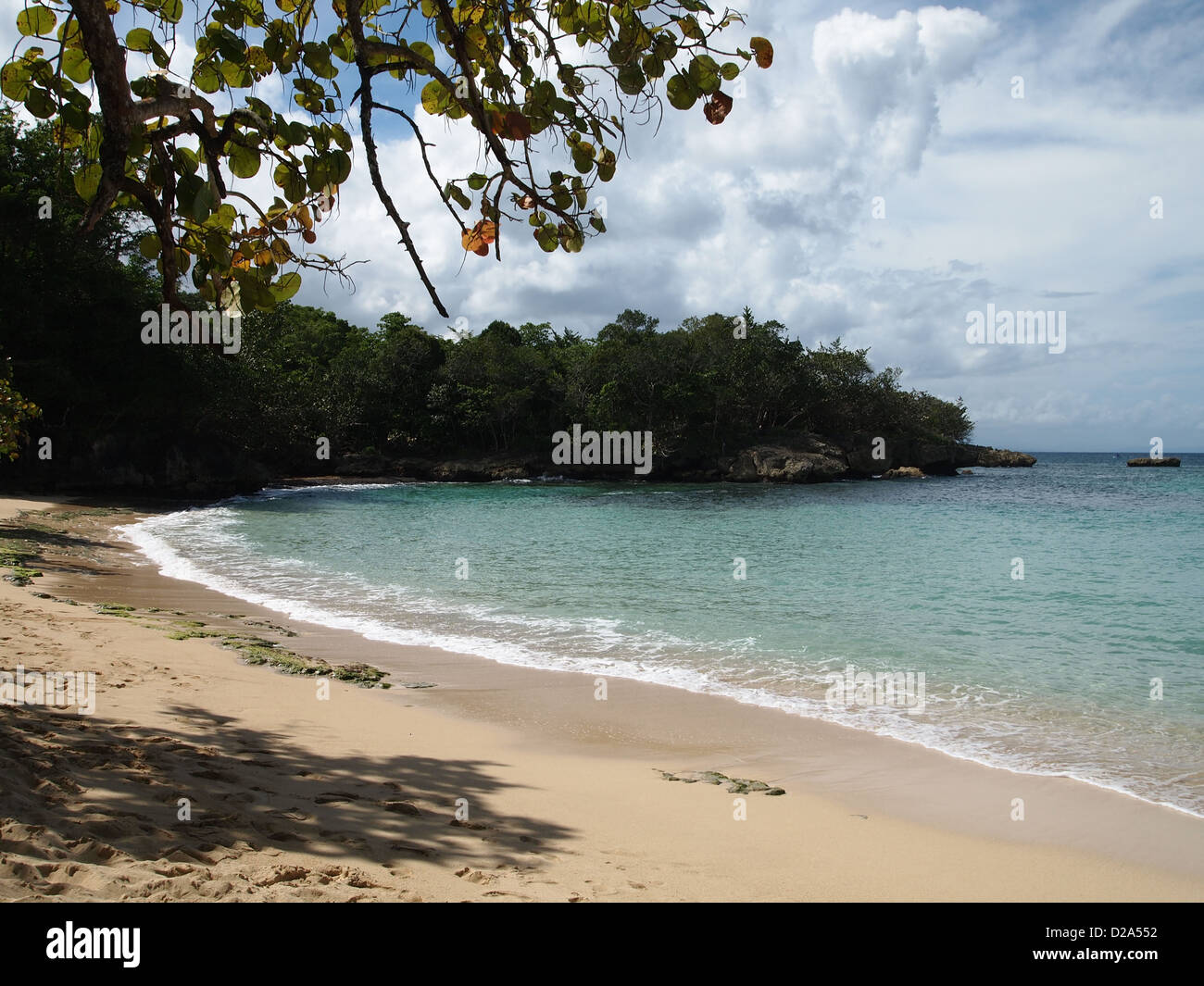 Nice bay in Caribbean sea Stock Photo - Alamy
