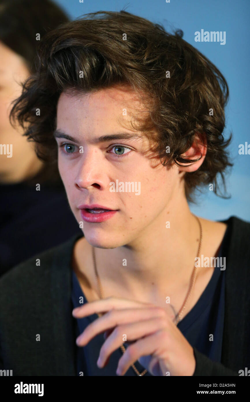 Harry Styles, Tokyo, Japan. 18th January 2013. One Direction's first ...