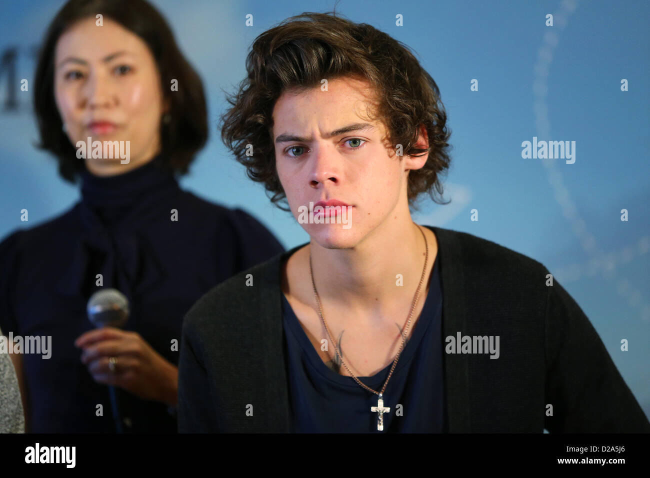 Harry Styles, Tokyo, Japan. 18th January 2013. (L-R) Liam Payne, Louis ...
