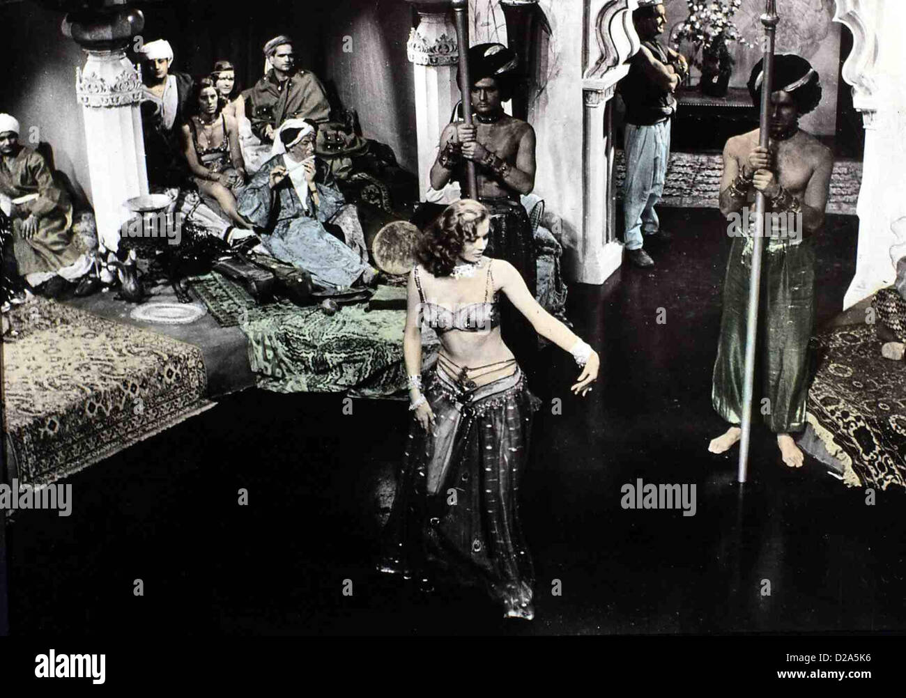 Zarak Khan Zarak Salma (Anita Ekberg,m) in Szene *** Local Caption ...