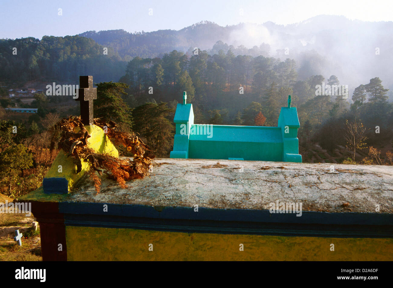 Guatemala, Chichicastenango. Mayan Cemetery Stock Photo - Alamy