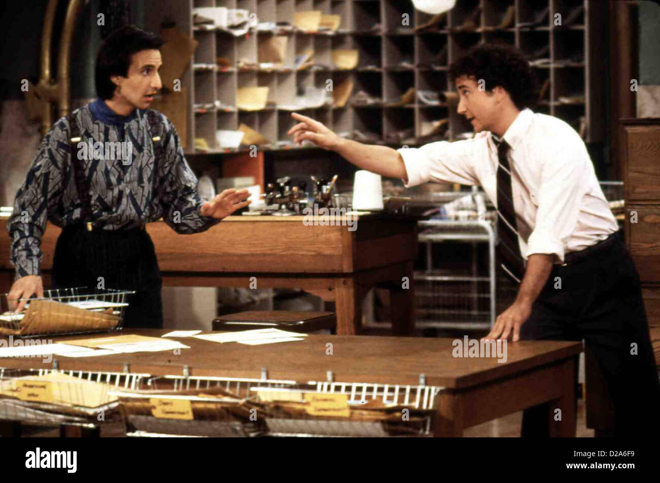 Bronson pinchot and mark linn baker hi-res stock photography and images ...