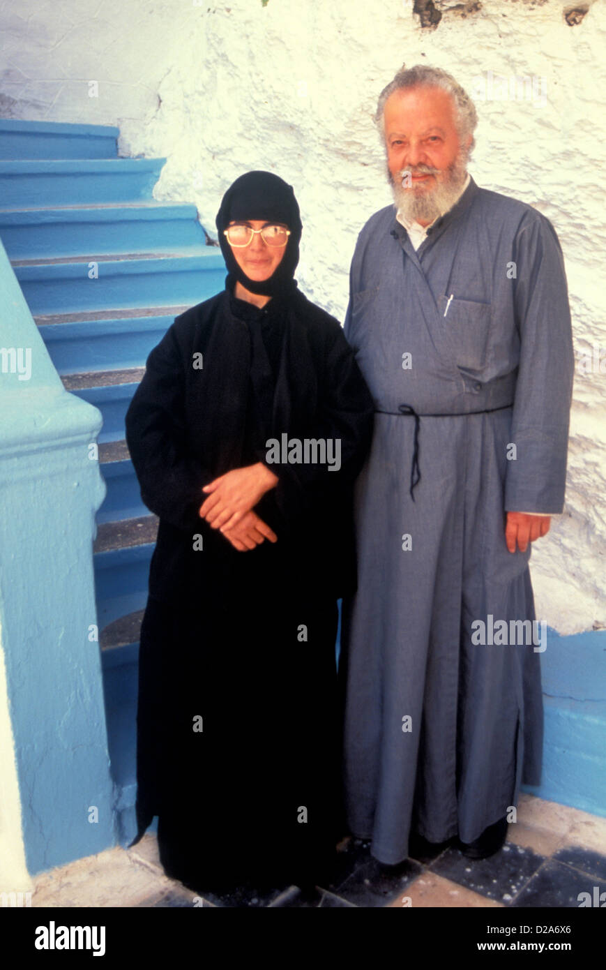 Greece, Leonidian. St. Nicholas Monastery Stock Photo - Alamy
