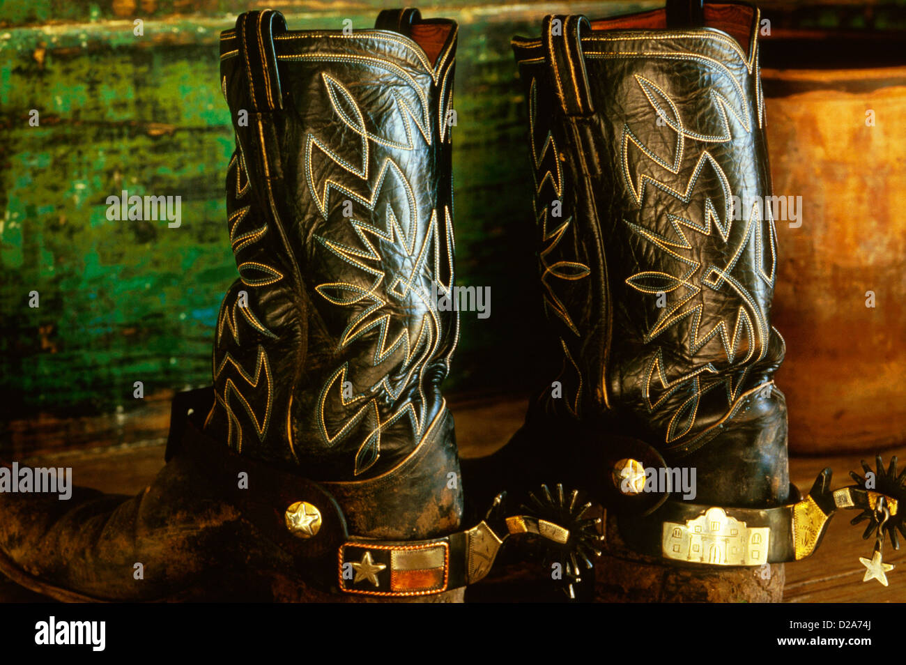 Boots and spurs hi-res stock photography and images - Alamy
