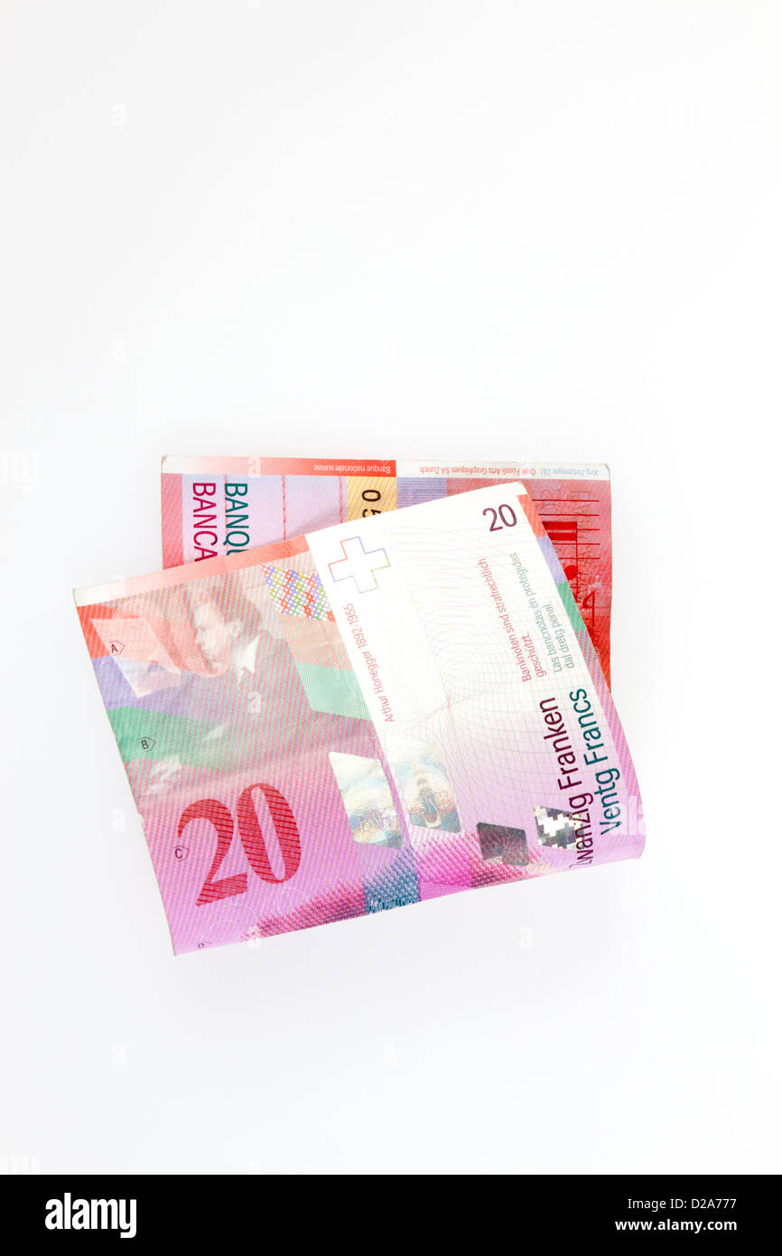 Berlin, Germany, 20 Swiss francs Stock Photo - Alamy