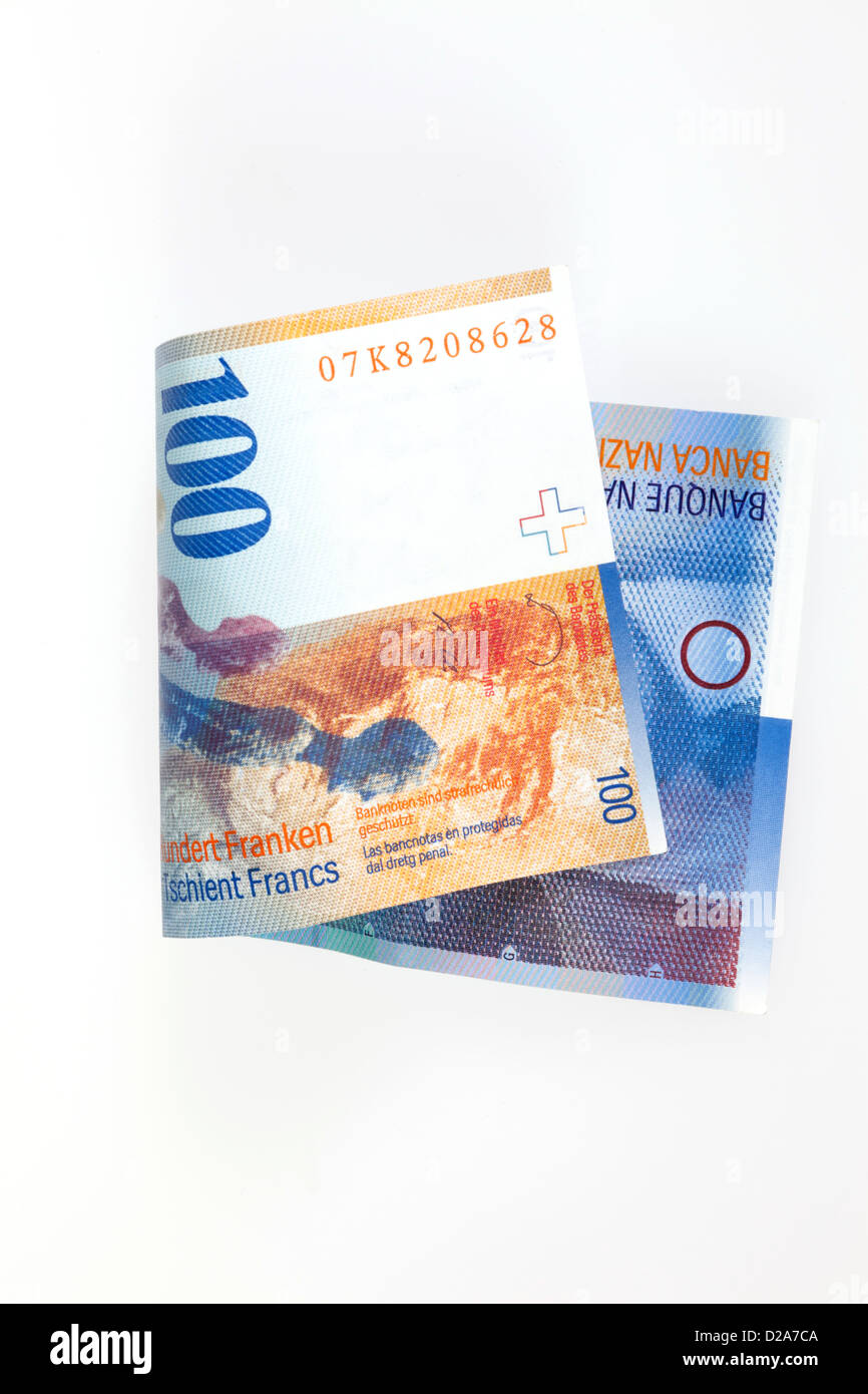 Berlin, Germany, 100 Swiss francs Stock Photo - Alamy