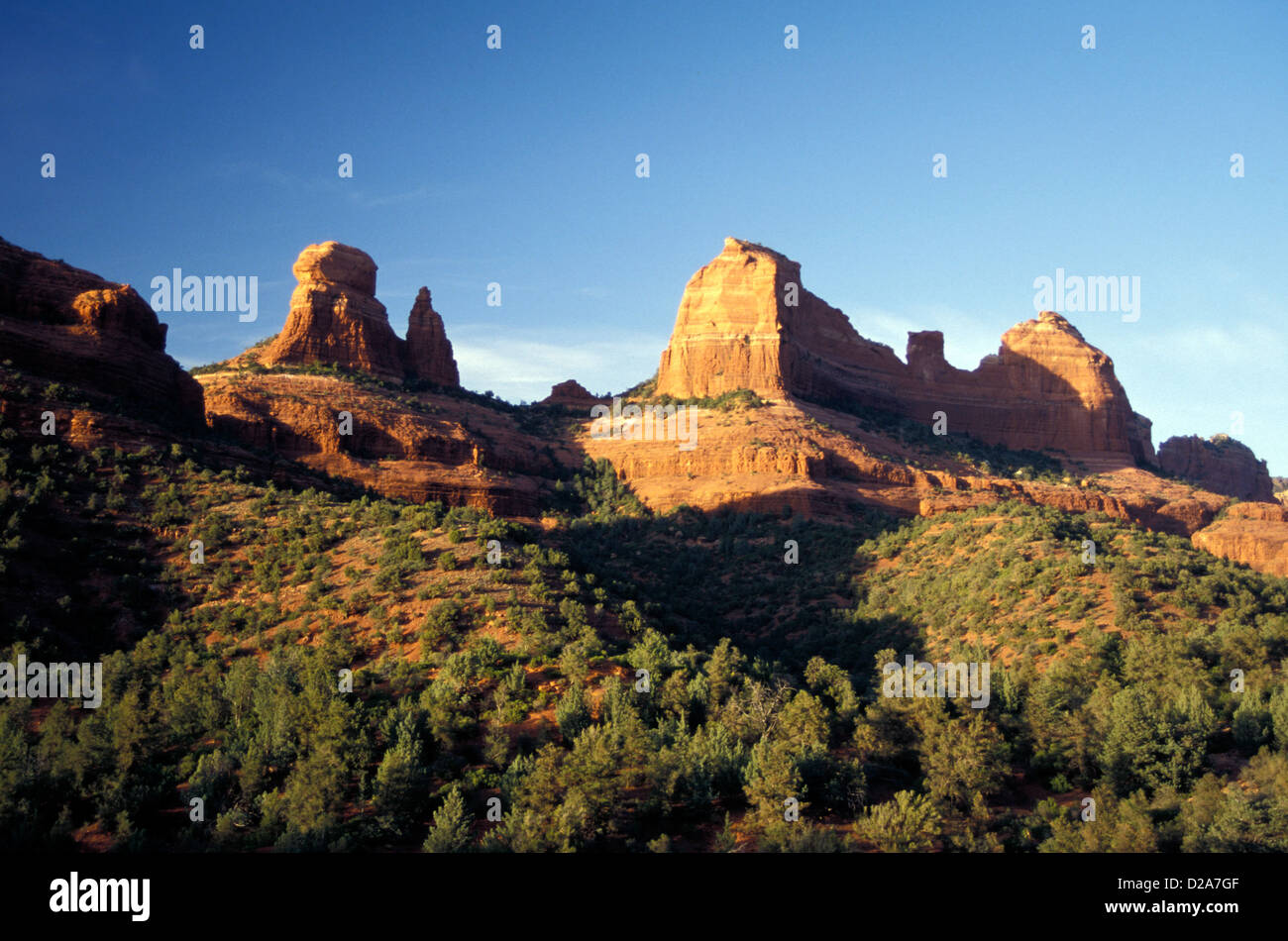 Arizona, Sedona. Eroded Sedimentary Rock Formation Stock Photo - Alamy