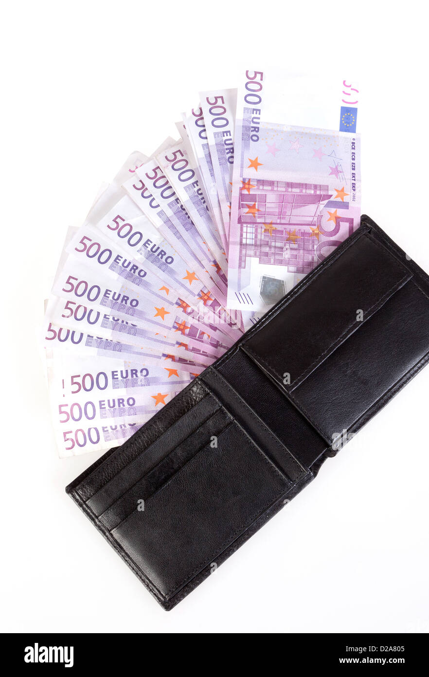 500 euro notes bag hi-res stock photography and images - Alamy