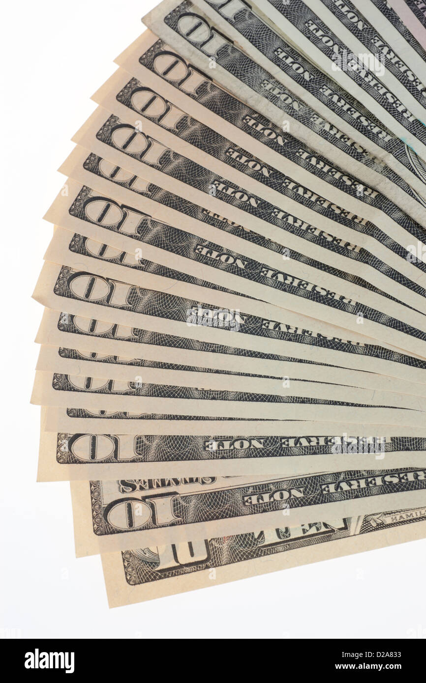 Berlin, Germany, U.S. dollar bills fanned Stock Photo - Alamy