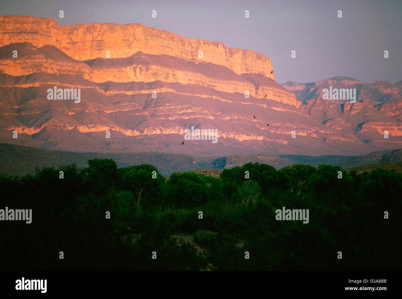 Texas, National Monument. Big Bend Escarpment Stock Photo - Alamy