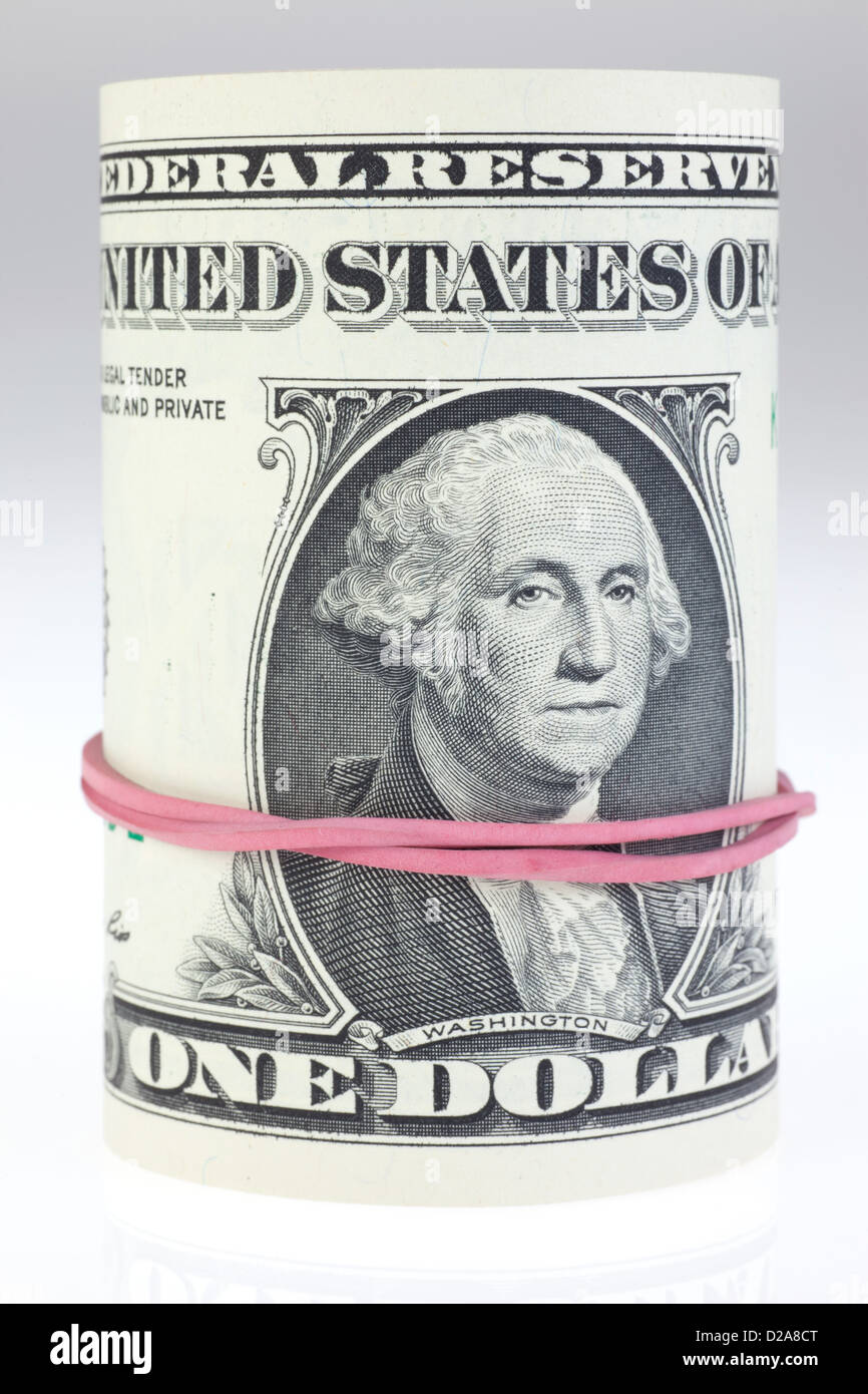 Berlin, Germany, a bundle 1-dollar bills Stock Photo - Alamy