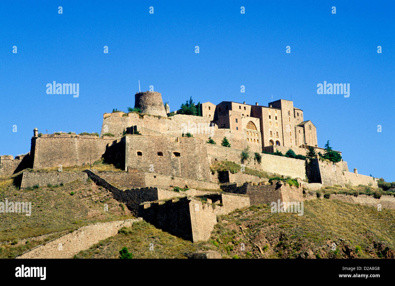 Spain, Cardona Castle Stock Photo - Alamy