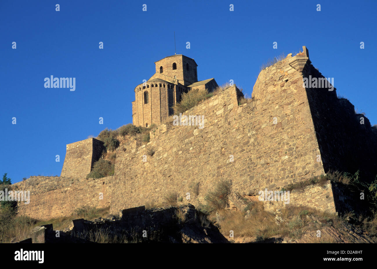 Spain, Cardona Castle Stock Photo - Alamy