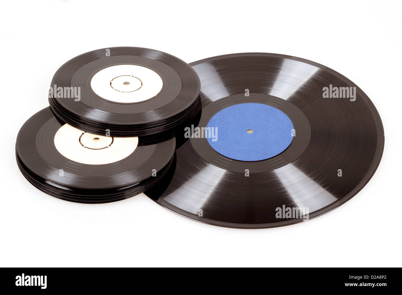 Seamless old vinyl records background Cut Out Stock Images & Pictures ...