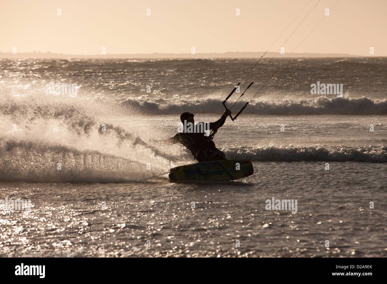 Windsurfer riding waves in hi-res stock photography and images - Alamy