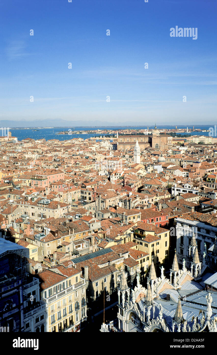 Italy, Venice. Overview Of City Stock Photo - Alamy