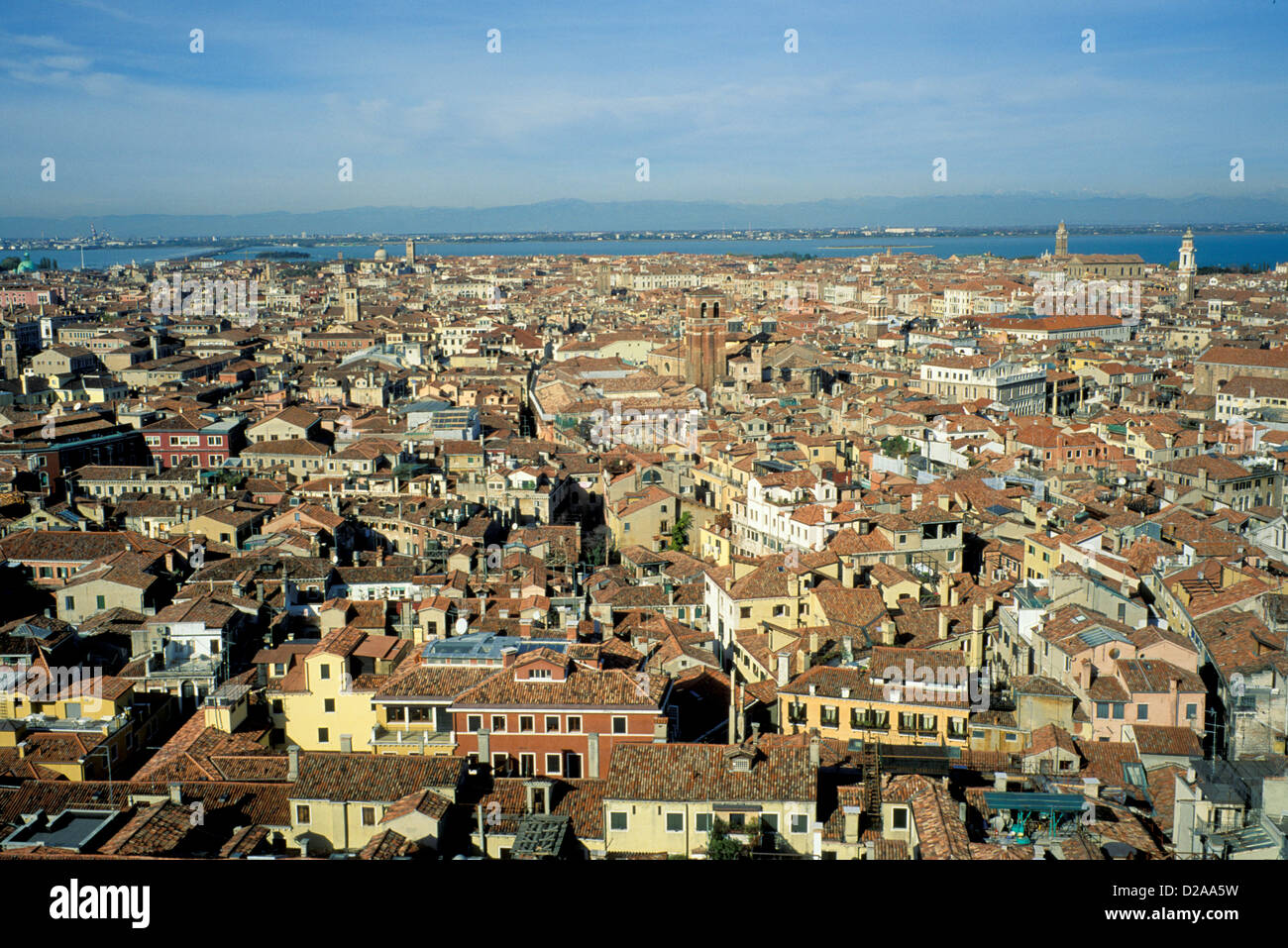 Italy, Venice. Overview Of City Stock Photo - Alamy