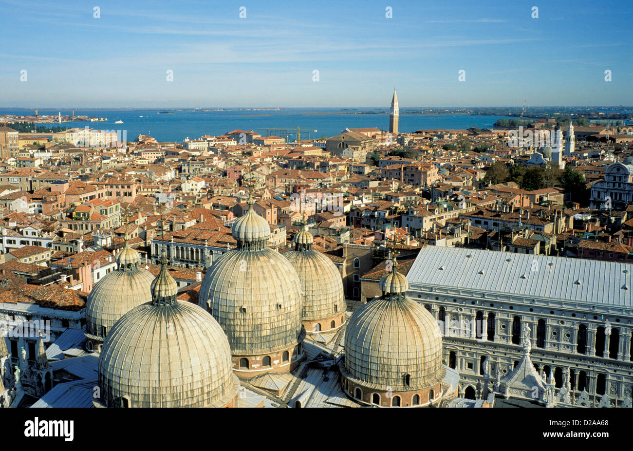 Italy, Venice. Overview Of City Stock Photo - Alamy