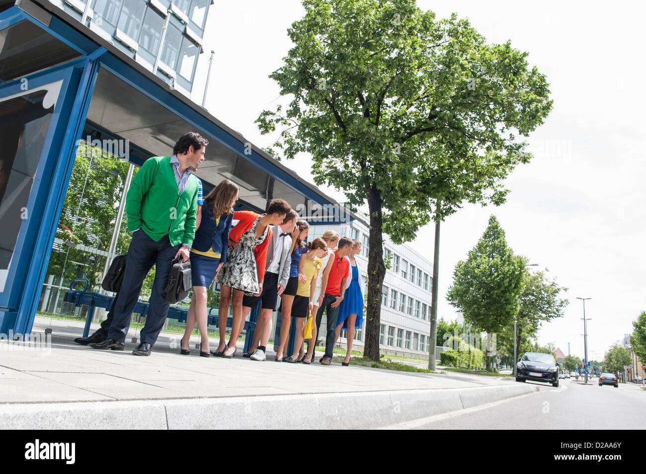 People Stopping A Bus High Resolution Stock Photography and Images - Alamy