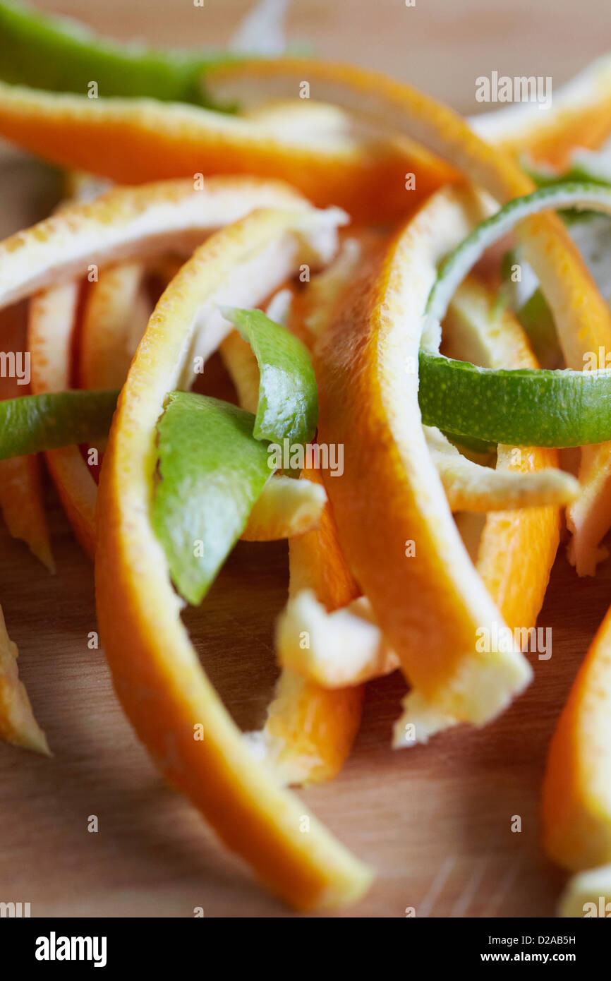 Close up of citrus peels Stock Photo - Alamy