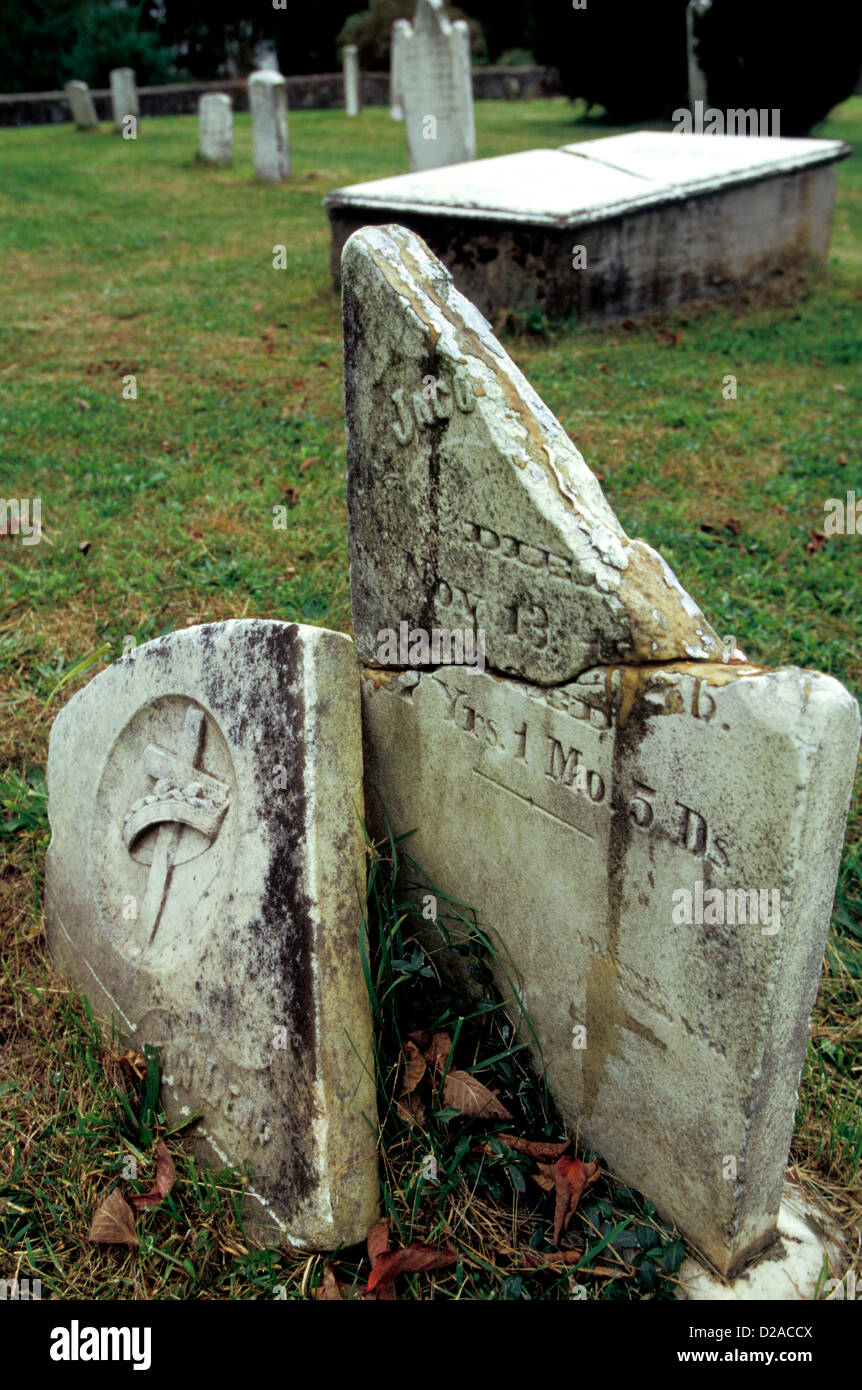 Broken tombstone tinkling spring hi-res stock photography and images ...