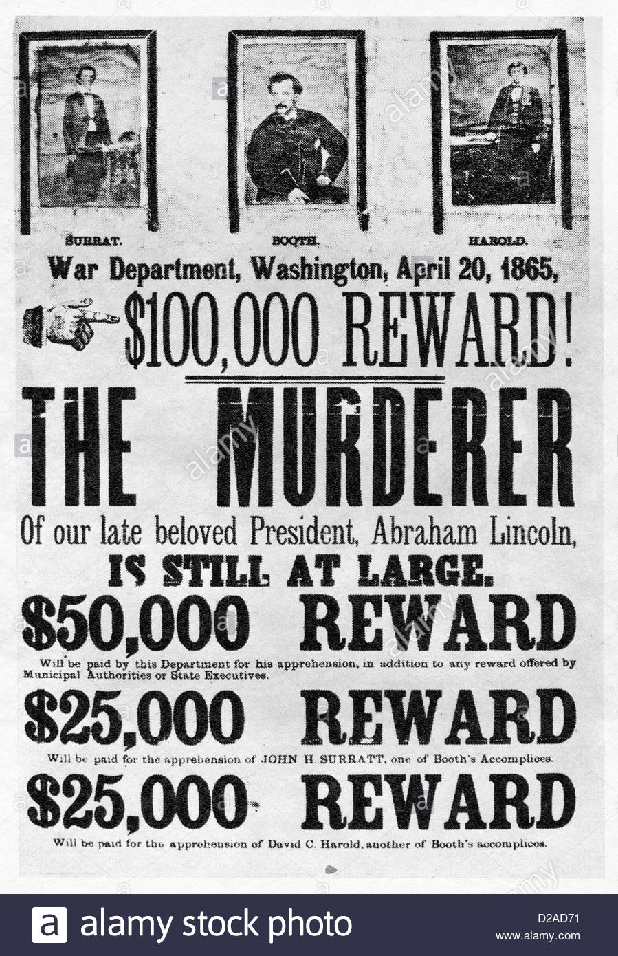 Lincoln Assassination Stock Photos & Lincoln Assassination Stock Images ...