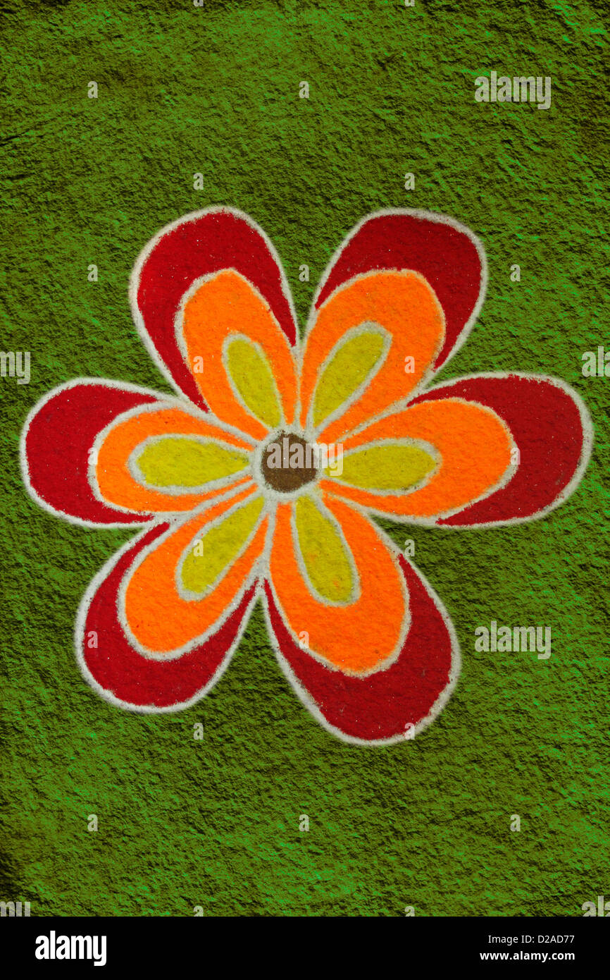 Rangoli hi-res stock photography and images - Alamy