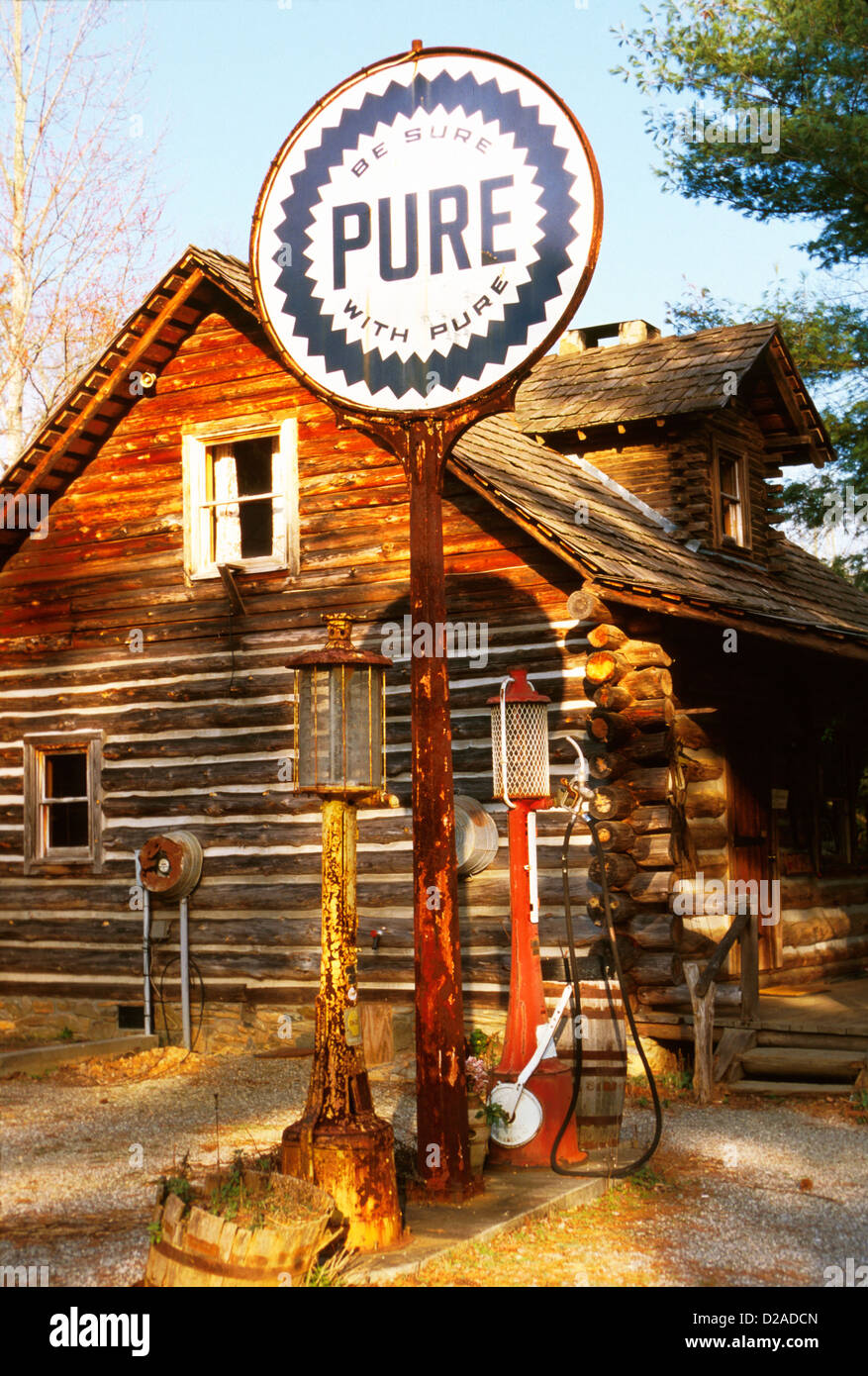 Pure Oil Gasoline Signs