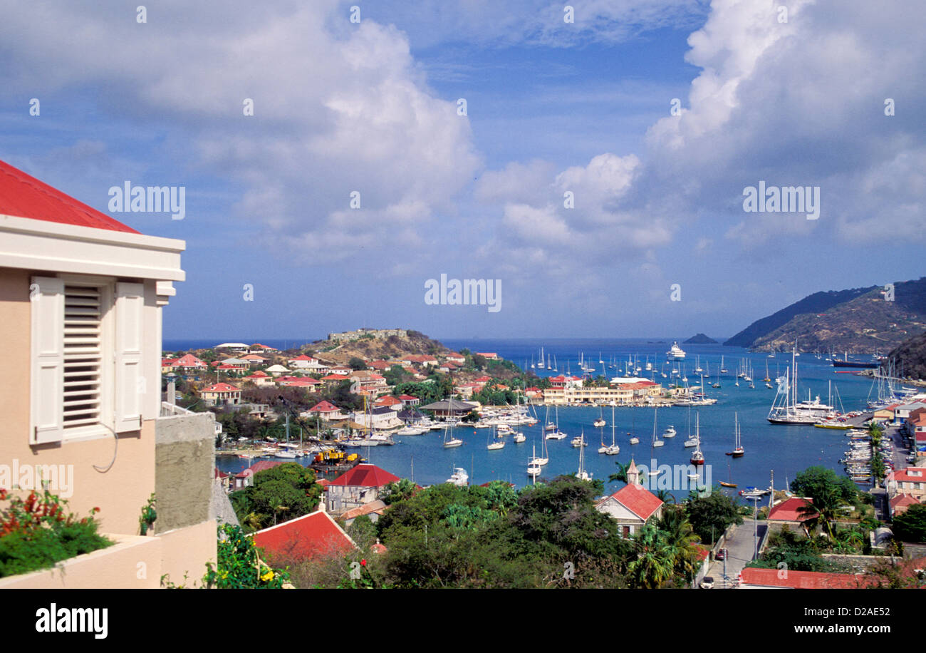 St. Barths, Gustavia Harbor Stock Photo - Alamy