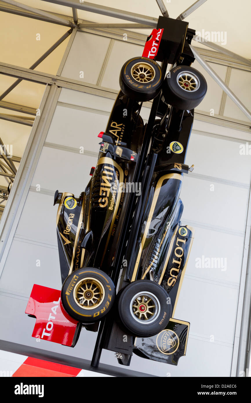 Two Lotus Formula 1 cars bolted together. Display inside the LOtus ...