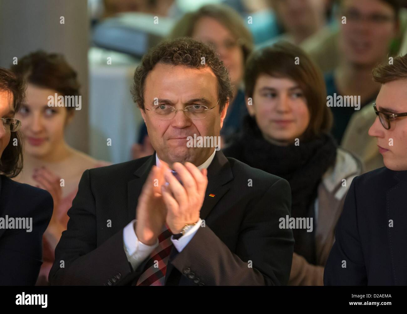 German Minister of the Interior Hans-Peter Friedrich talks to high ...