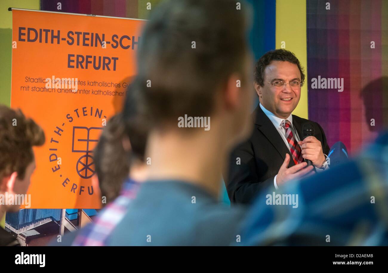 German Minister of the Interior Hans-Peter Friedrich talks to high ...