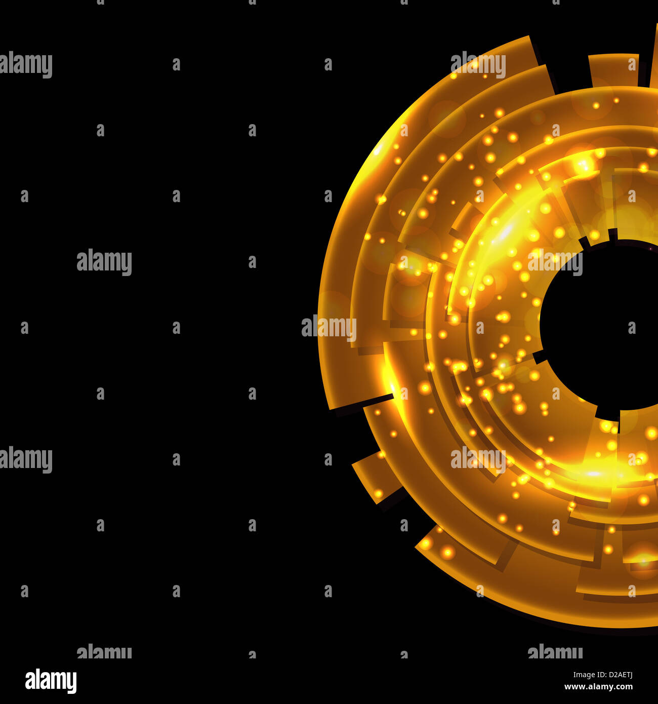 Abstract gold background with black copy space Stock Photo - Alamy