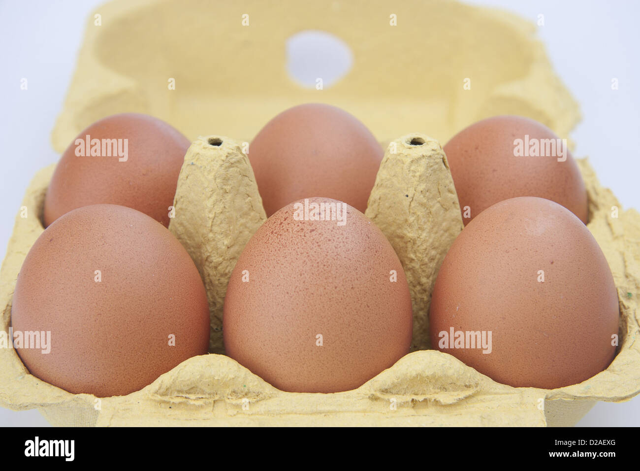 Chiken Eggs Pack Stock Photo - Alamy