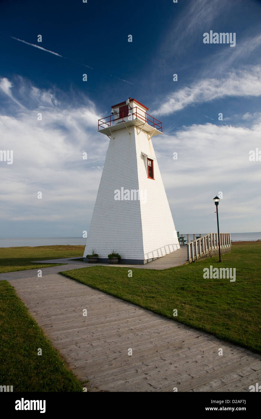 The Covehead Lighthouse in Covehead, Prince Edward Island Stock Photo ...
