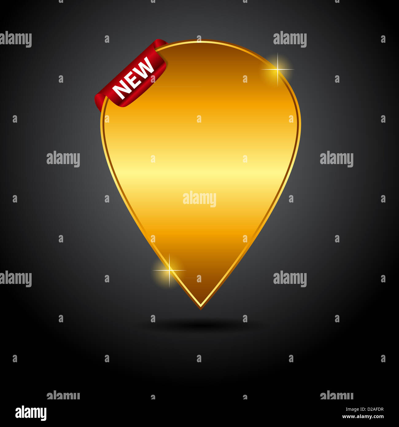 Vector best choice label with red ribbon Stock Photo - Alamy