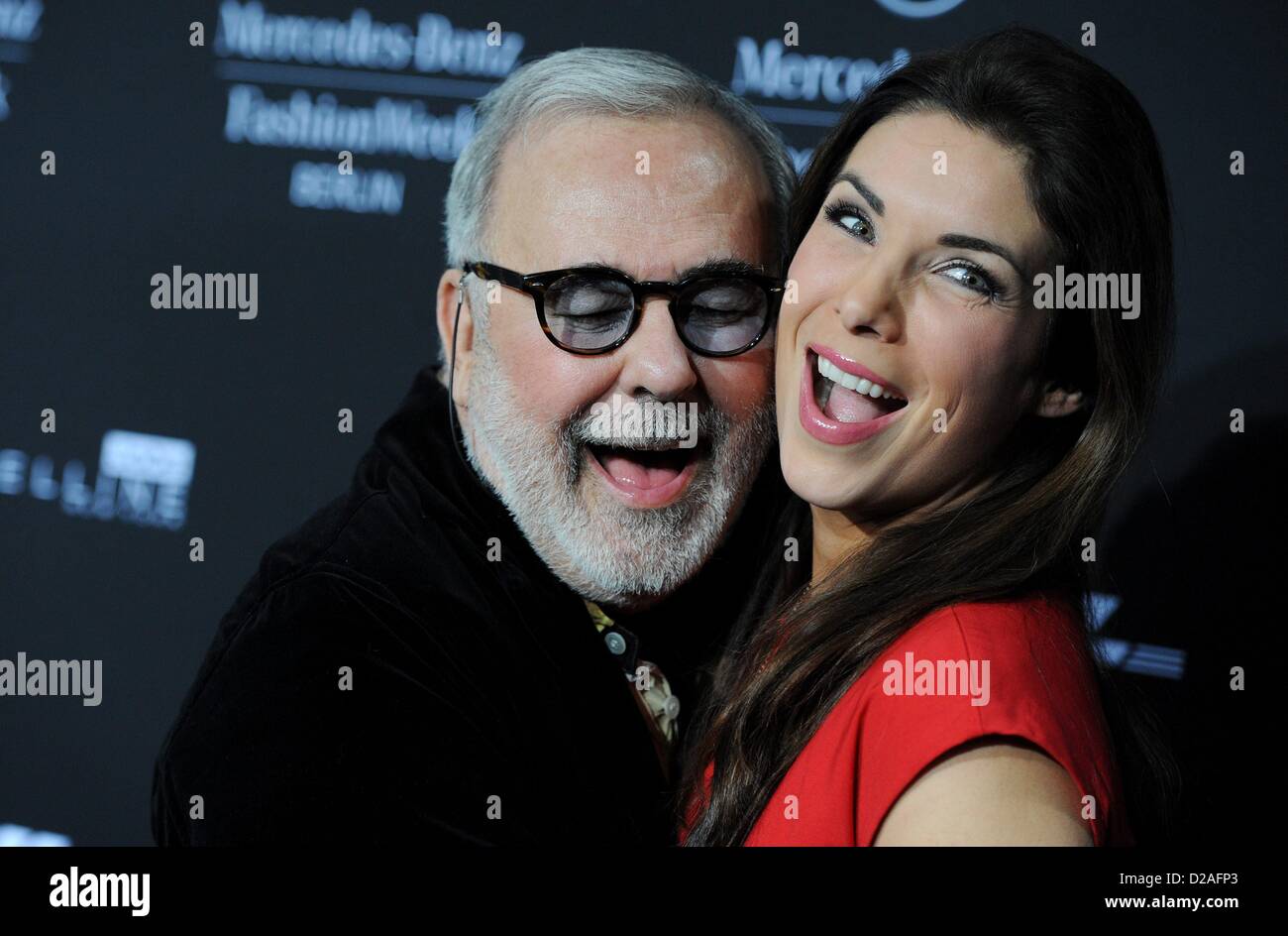 Udo Waltz and Alexandra Polzin attend to the presentation of Guido ...