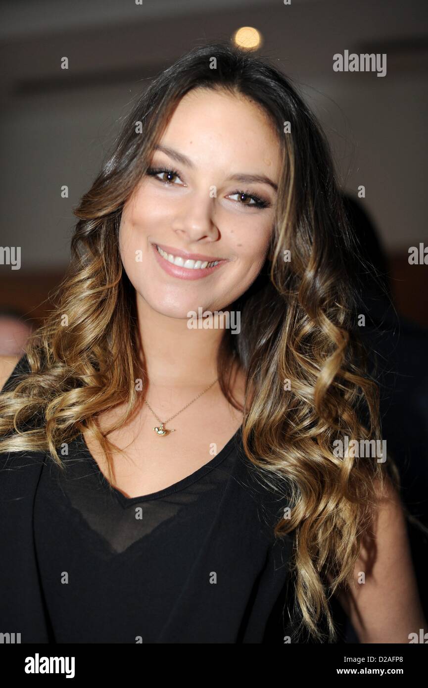 Janina Uhse attends at the Gala Fashion Brunch during the fashion week ...