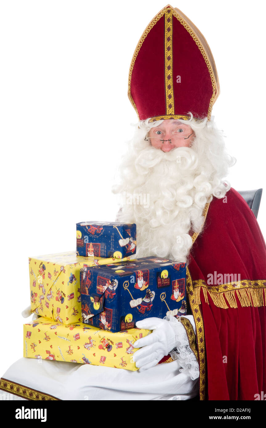 Sinterklaas and some presents Stock Photo - Alamy