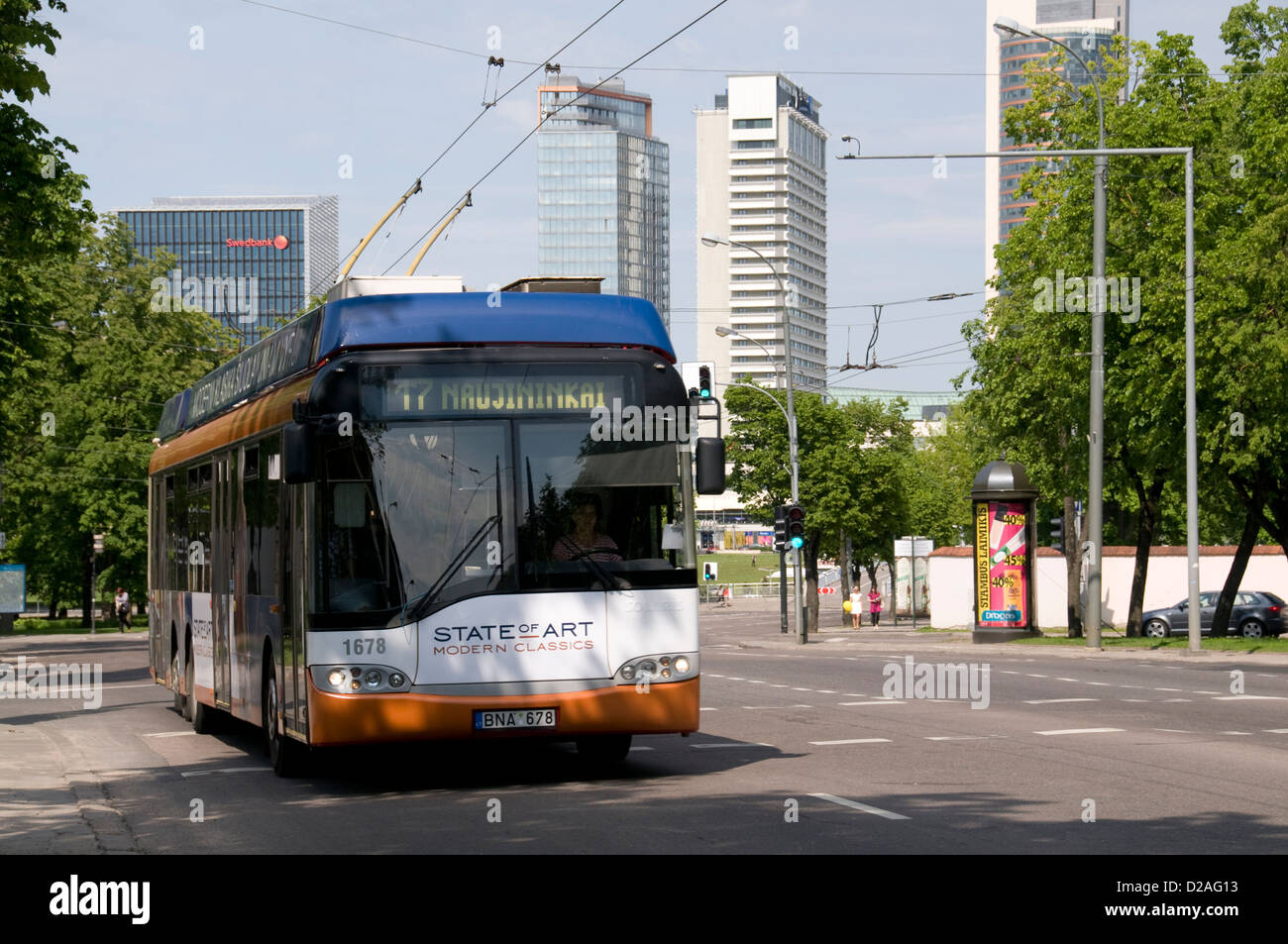 Vilnius eletric bus hi-res stock photography and images - Alamy