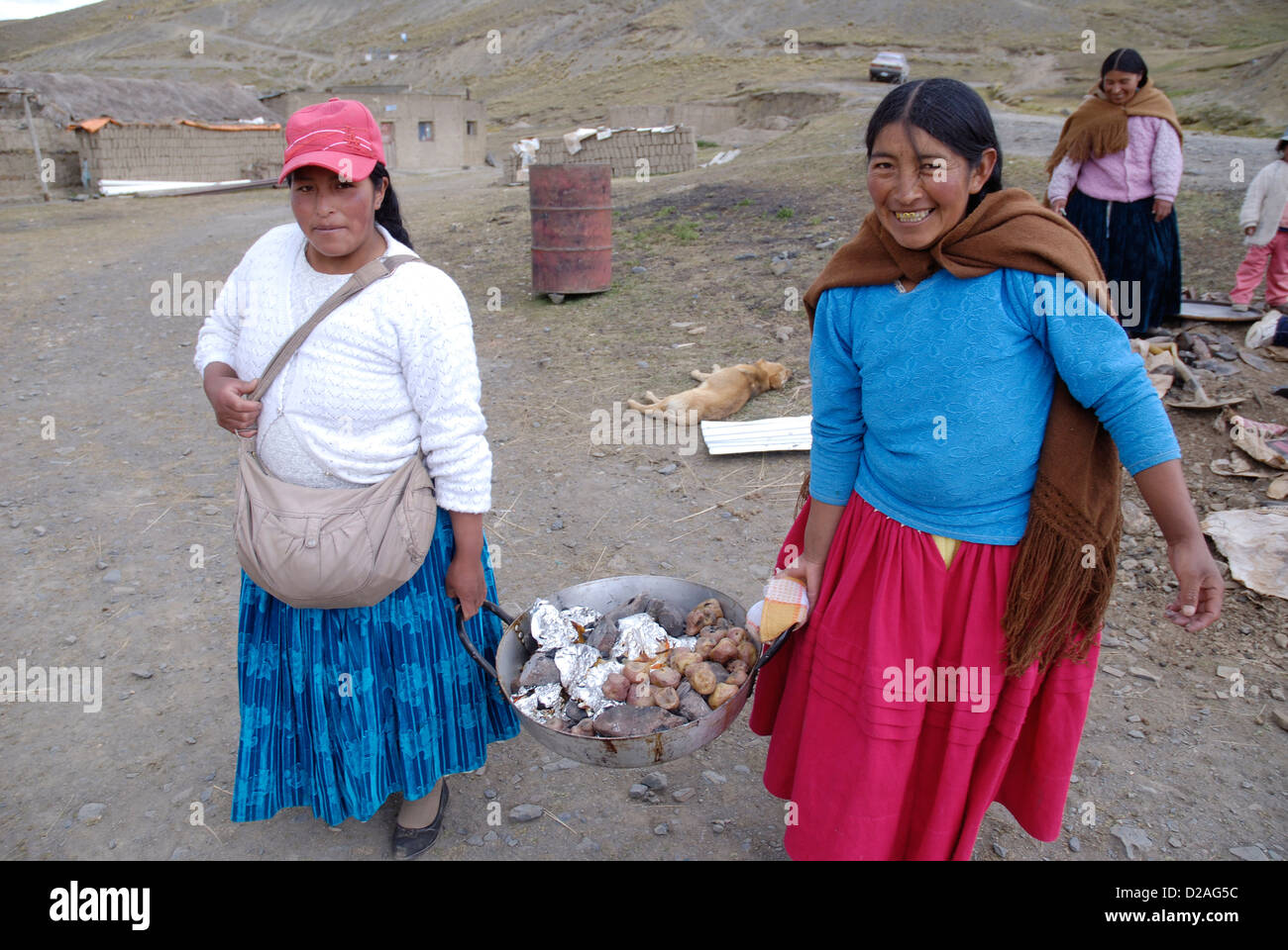 Watia preparation, dish Aymara Stock Photo - Alamy