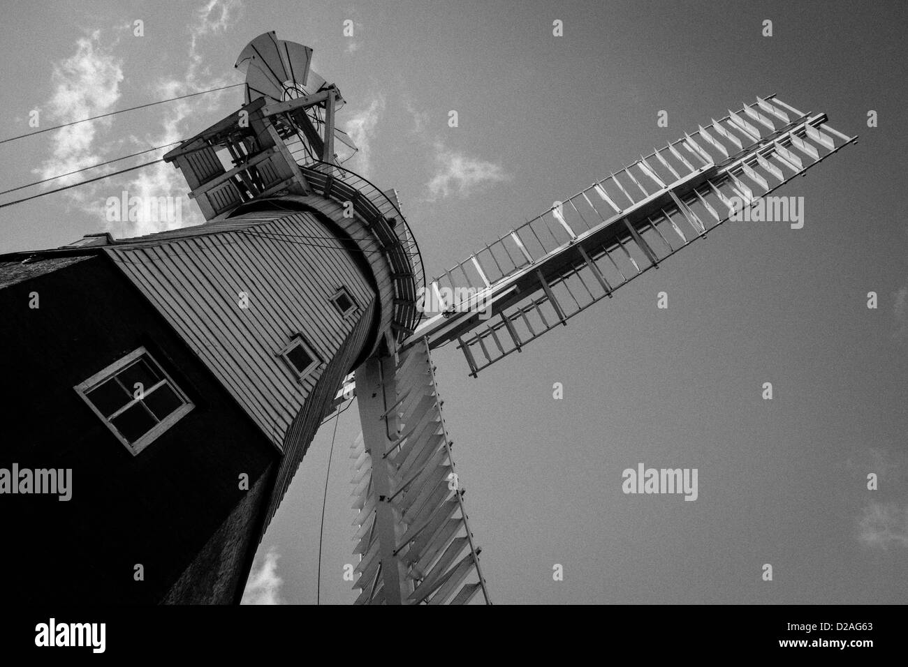 Mill under restoration Black and White Stock Photos & Images - Alamy