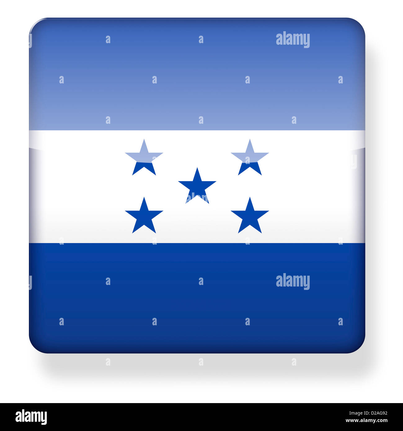 Honduran flag honduras hi-res stock photography and images - Alamy
