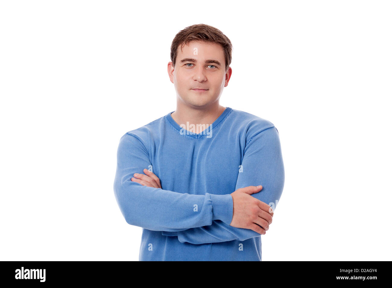 smiling successful man in casual business outfit isolated on white ...