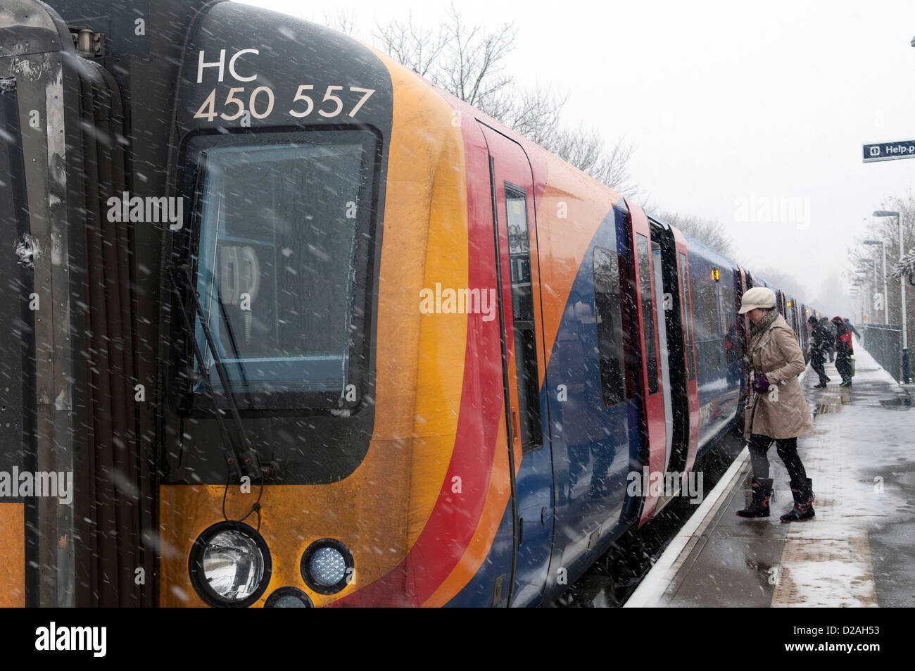 Catching train hi-res stock photography and images - Alamy